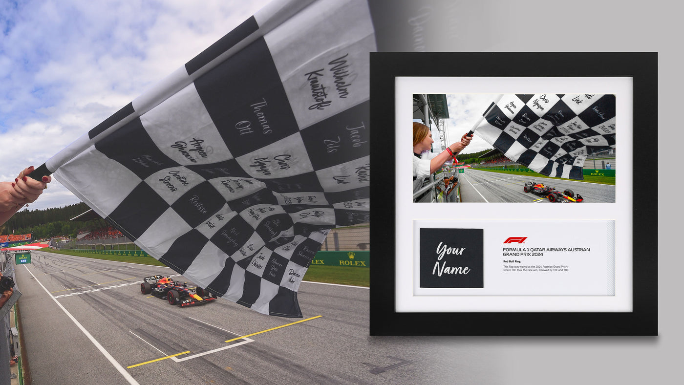 Own The F1® Chequered Flag | Formula 1 Chequered Flag | F1 Authentics