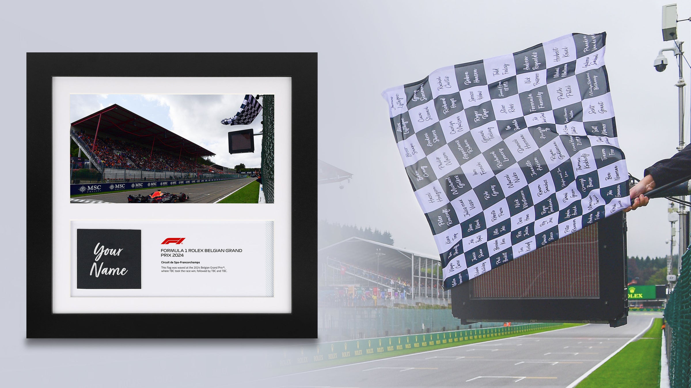 Own The F1® Chequered Flag | Formula 1 Chequered Flag | F1 Authentics