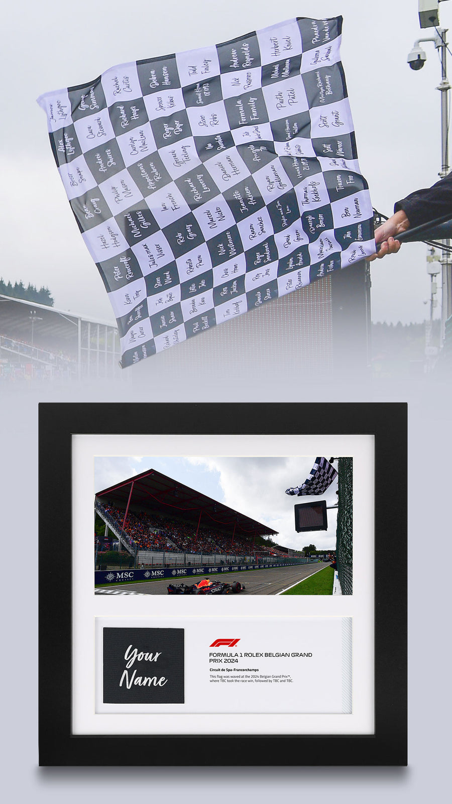 Own The F1® Chequered Flag | Formula 1 Chequered Flag | F1 Authentics