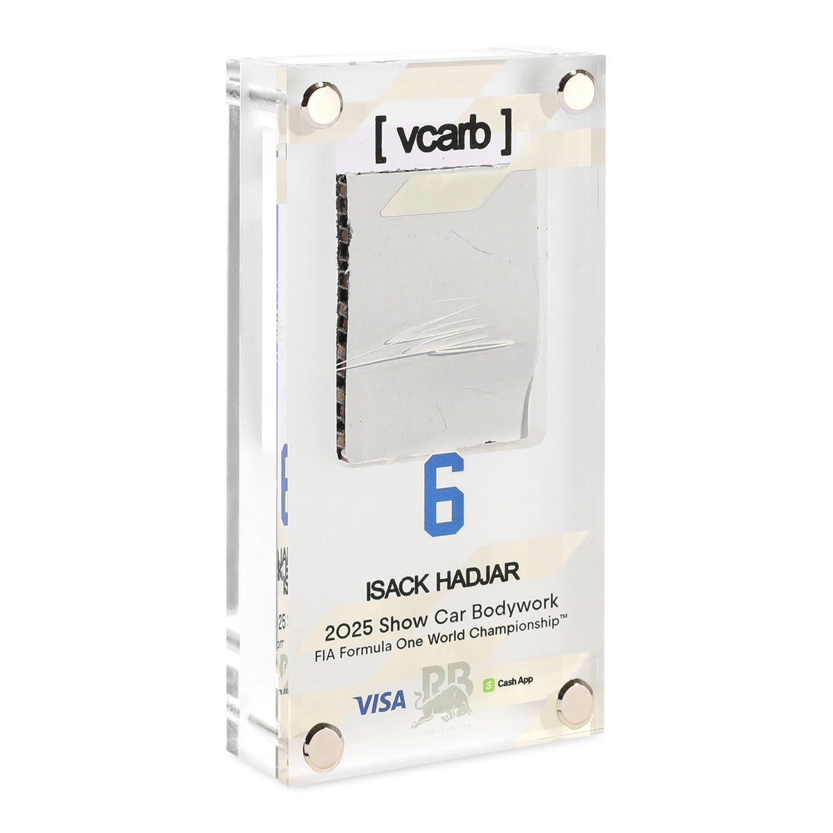 Isack Hadjar 2025 Visa Cash App Racing Bulls Show Car Bodywork in Acry ...