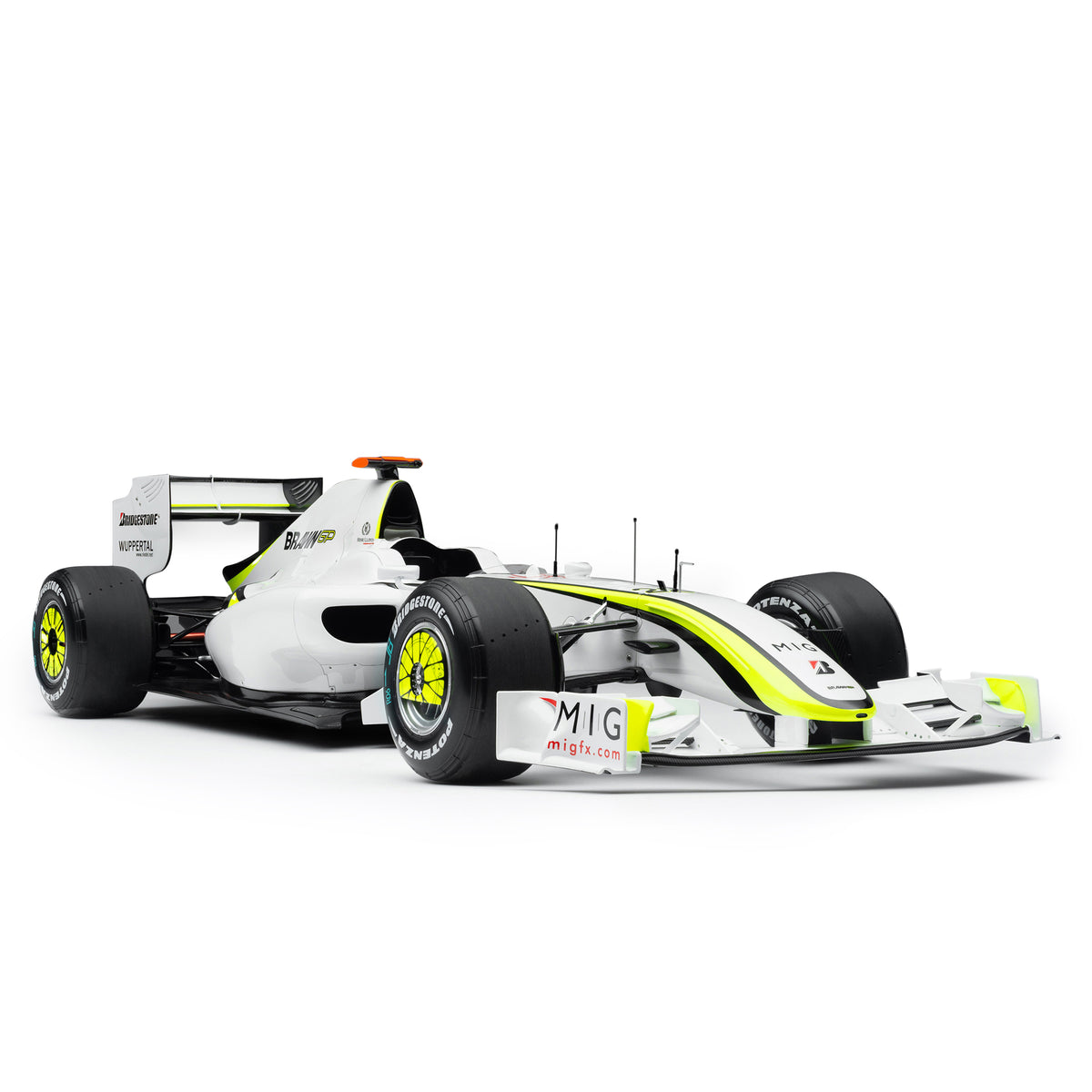 Jenson Button 2009 Brawn GP BGP 001 1:8 Scale Model – Monte Carlo – F1 ...