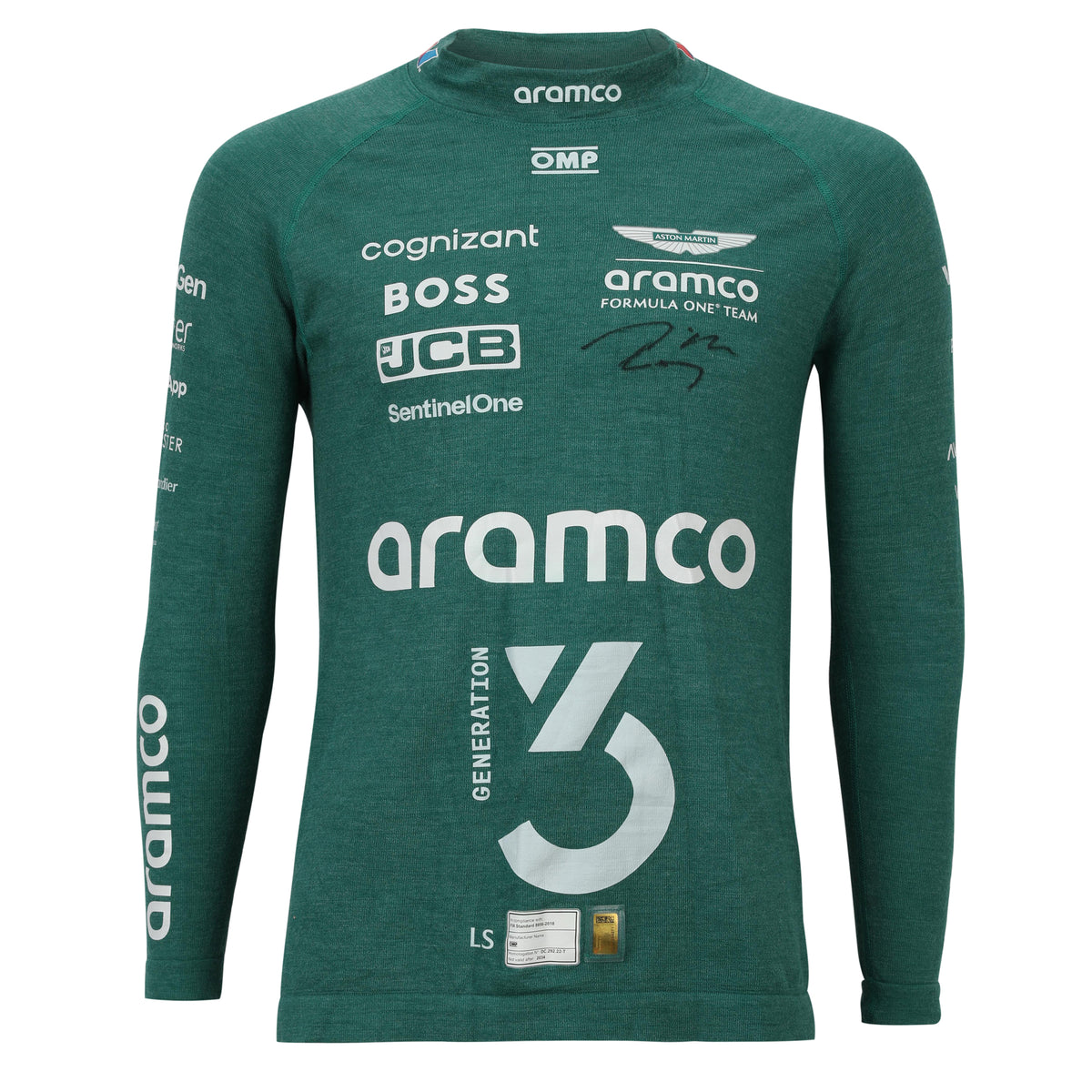 Lance Stroll Signed 2024 Aston Martin Aramco Formula One Team Race Wor ...