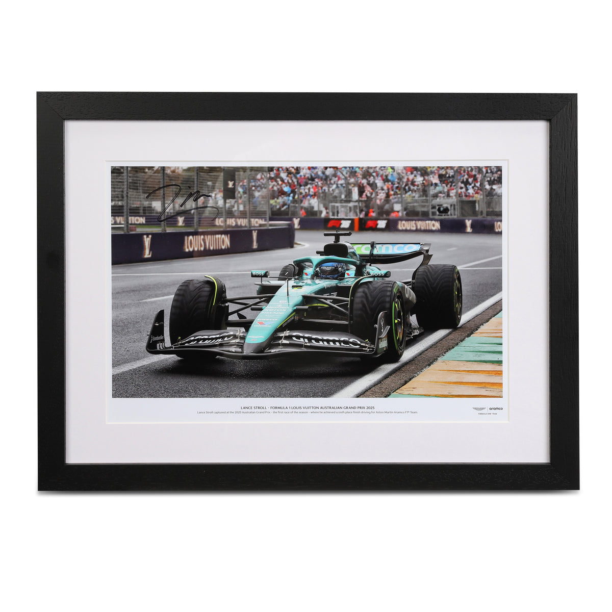 Lance Stroll 2025 Signed Photo Australian GP – F1 Authentics