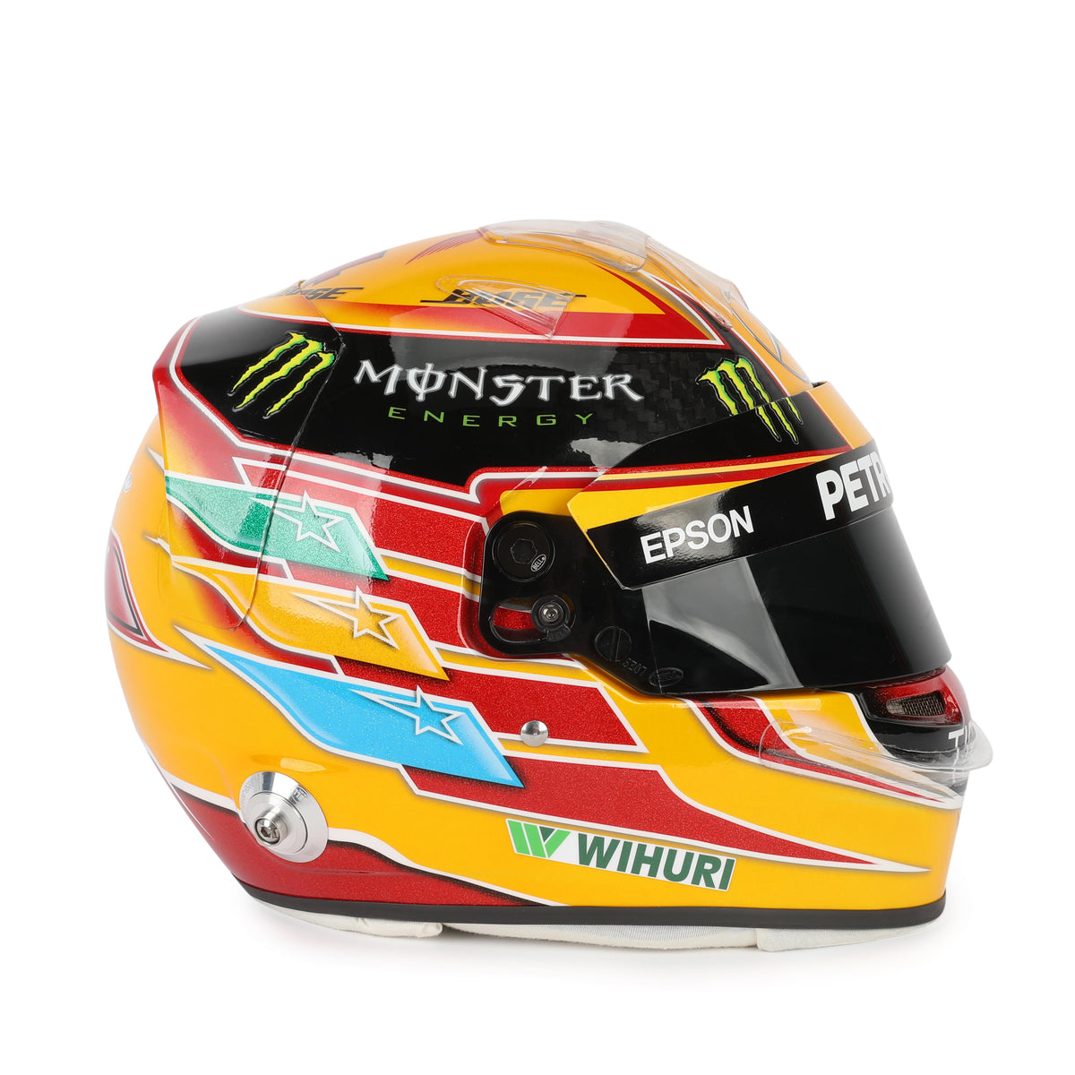 Lewis Hamilton 2017 Replica Helmet with Signed Visor – F1 Authentics