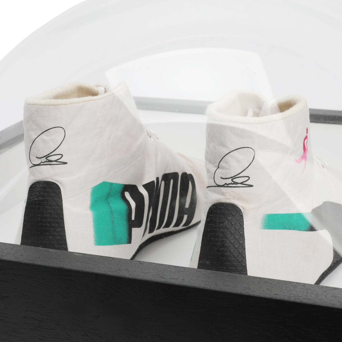 Lewis Hamilton Race Worn Mercedes AMG Petronas Race Boots 2017 US GP ...