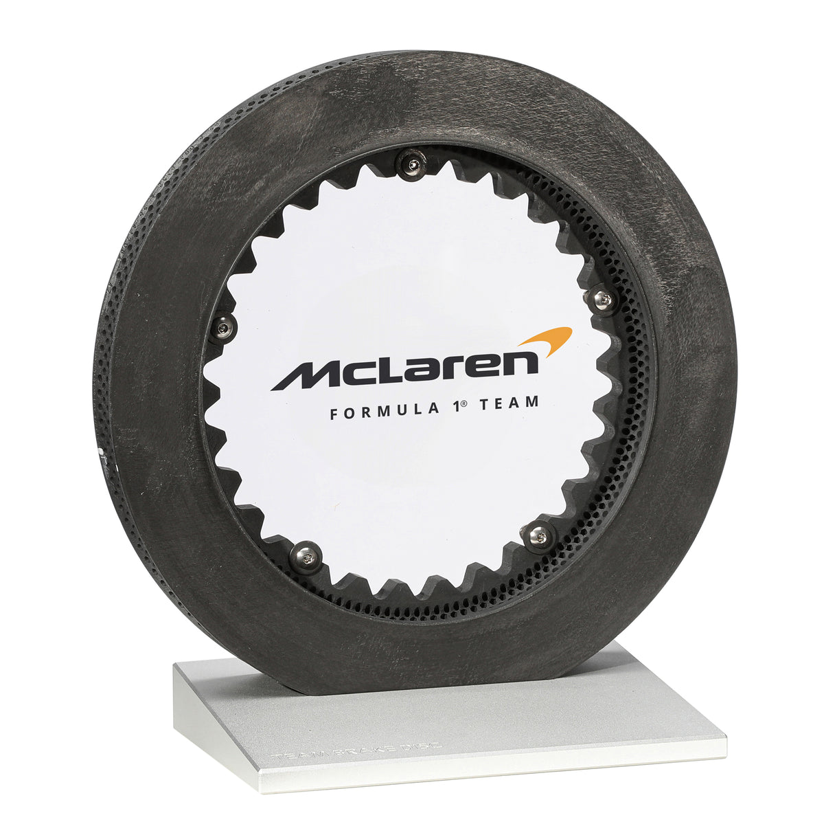 McLaren F1 Team Brake Disc on Display – F1 Authentics