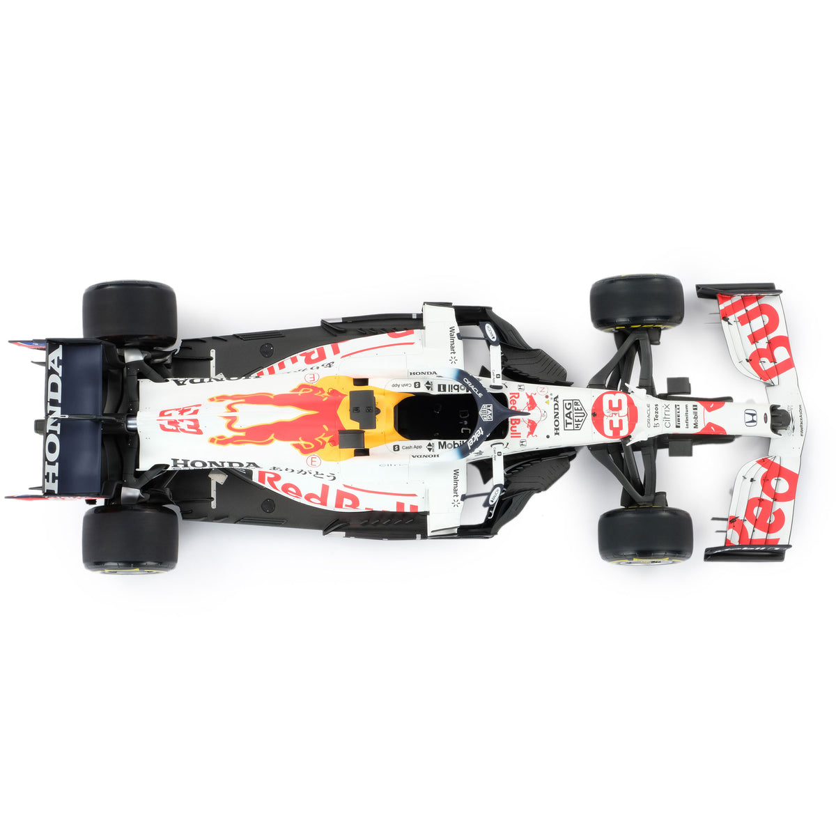 Sergio Pérez 2021 Oracle Red Bull Racing RB16B 1:8 Scale Model – Turki